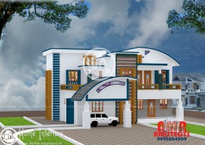2350 Sq Ft Double Floor Contemporary Home Designs