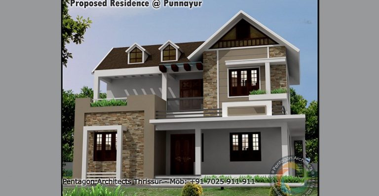 1986 Square Feet Amazing And Beautiful Kerala Home Designs Facebook ...